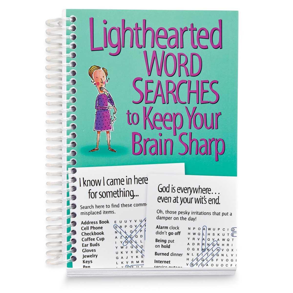 Lighthearted Word Searches to Keep Your Brain Sharp Book | Collections Etc.