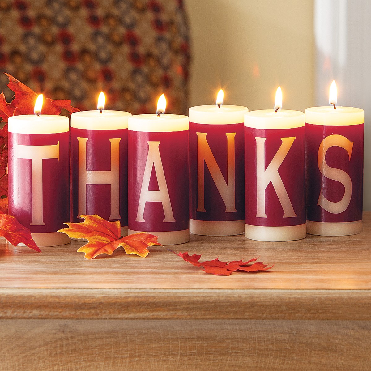 Autumn 6pc. Pillar Candle Sets | Collections Etc.