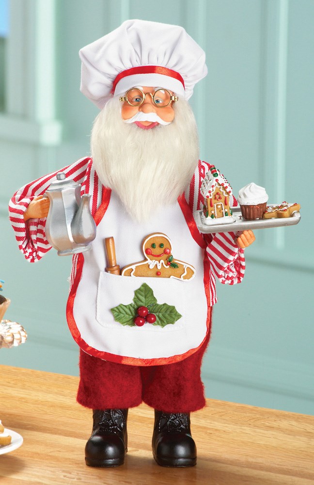Santa Baking Tabletop Decoration | Collections Etc.