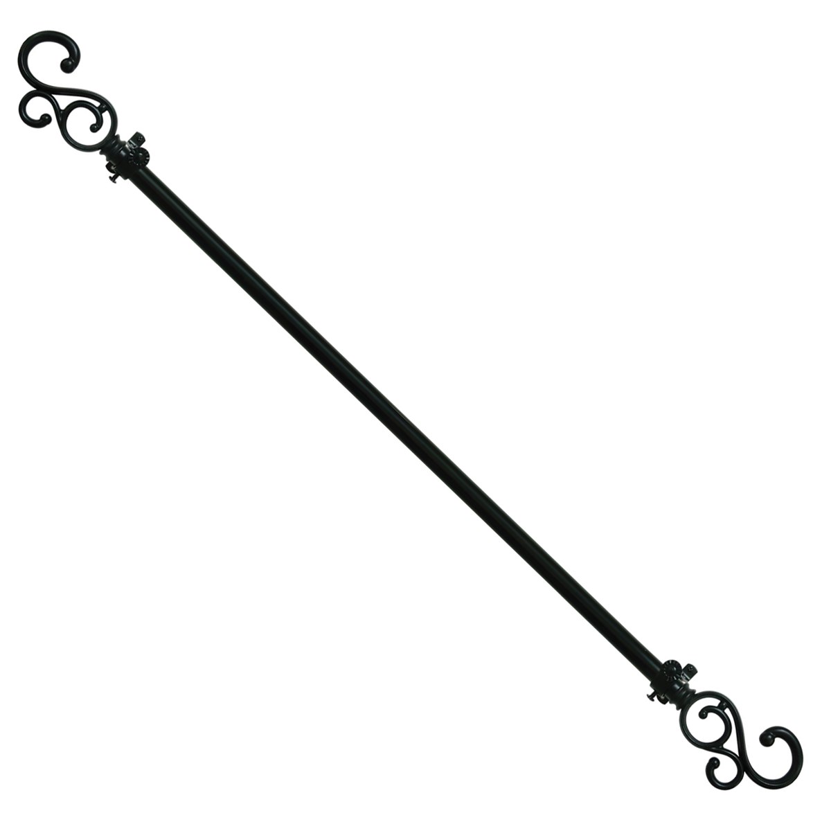 Medley Classic Scroll Curtain Rod Set | Collections Etc.