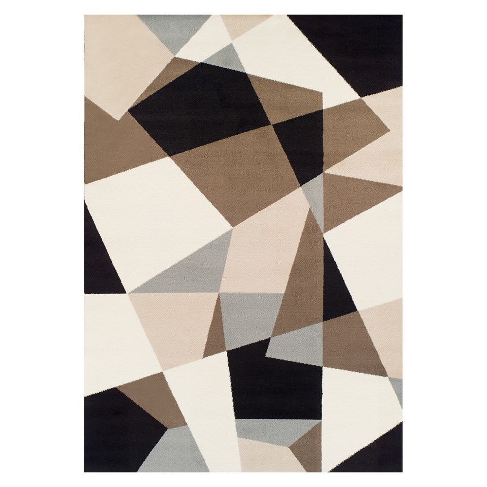 Abstract Geometric Shapes Collection Area Rug | Collections Etc.