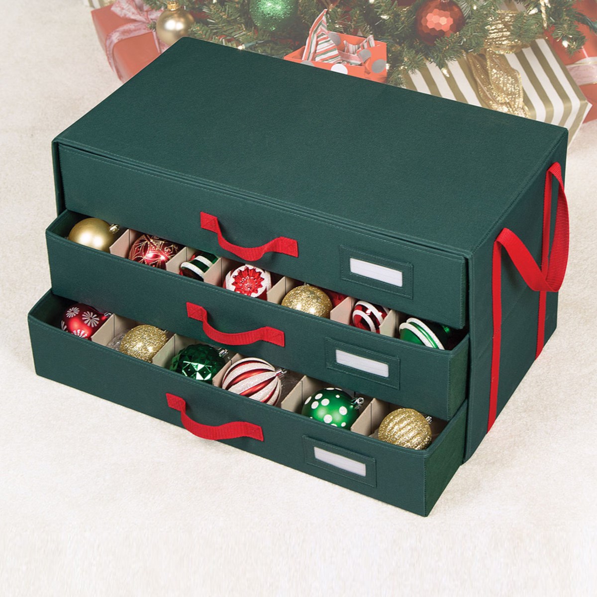 3-Drawer Christmas Ornaments Storage Chest | Collections Etc.