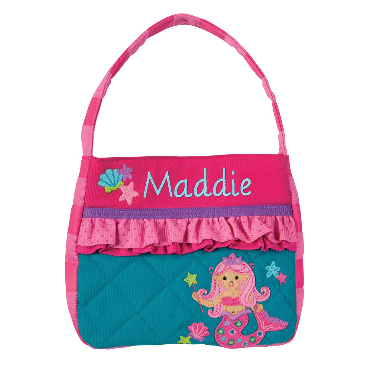 Personalized Quilted Mermaid Purse | Collections Etc.