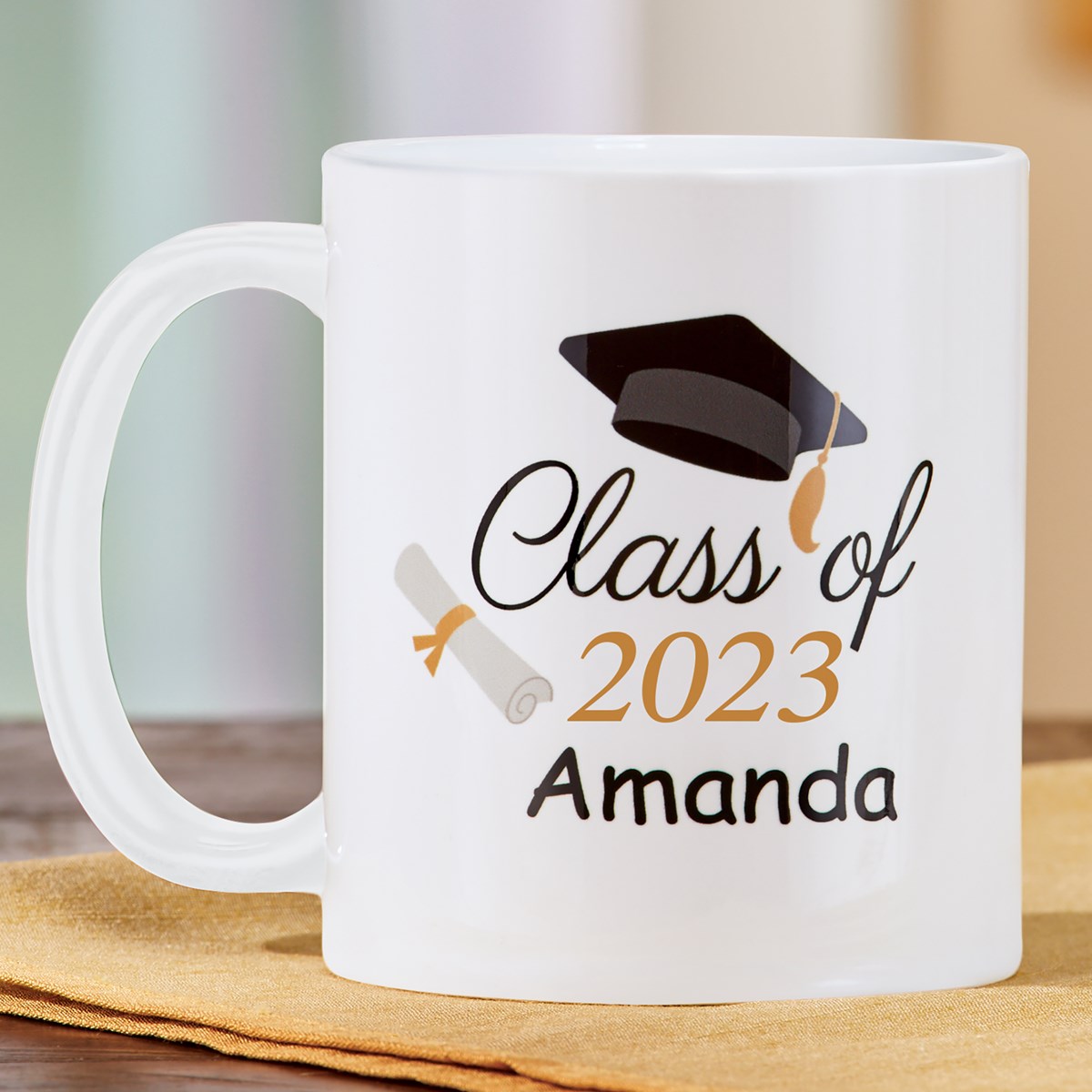 Personalized Class of 2022 Ceramic Graduation Mug | Collections Etc.