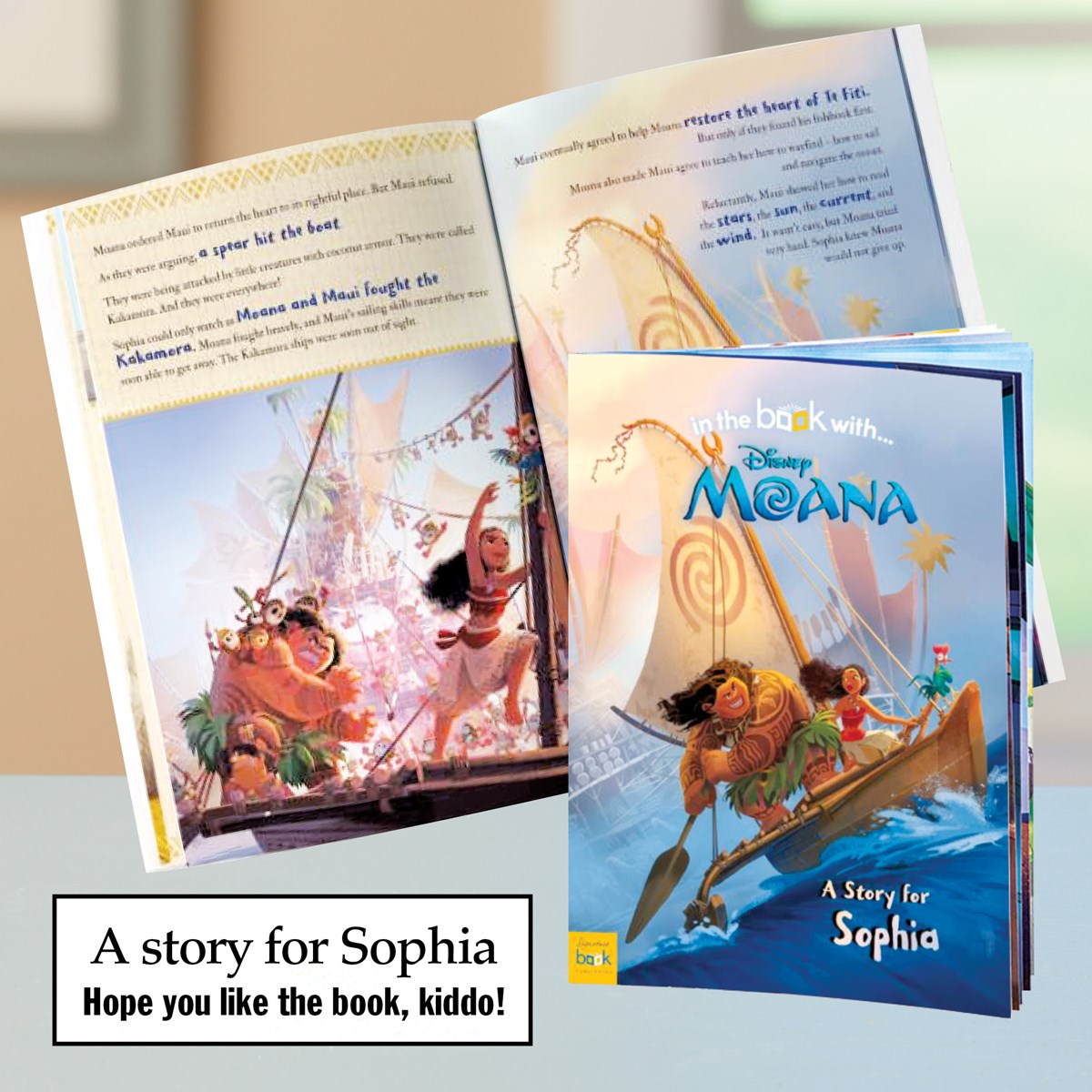 Disney Moana Personalized Paperback Book | Collections Etc.
