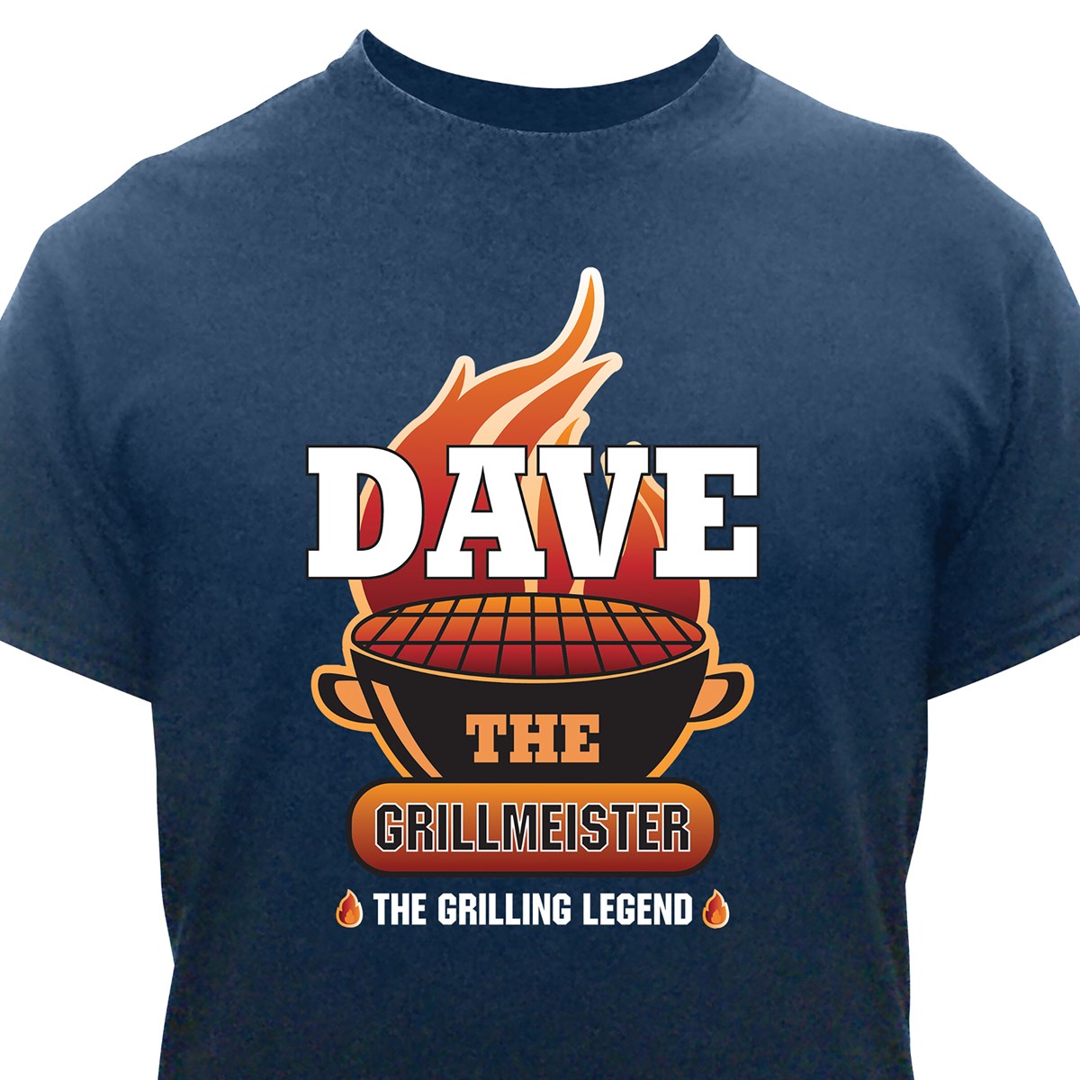 Personalized Grill Meister Tee | Collections Etc.