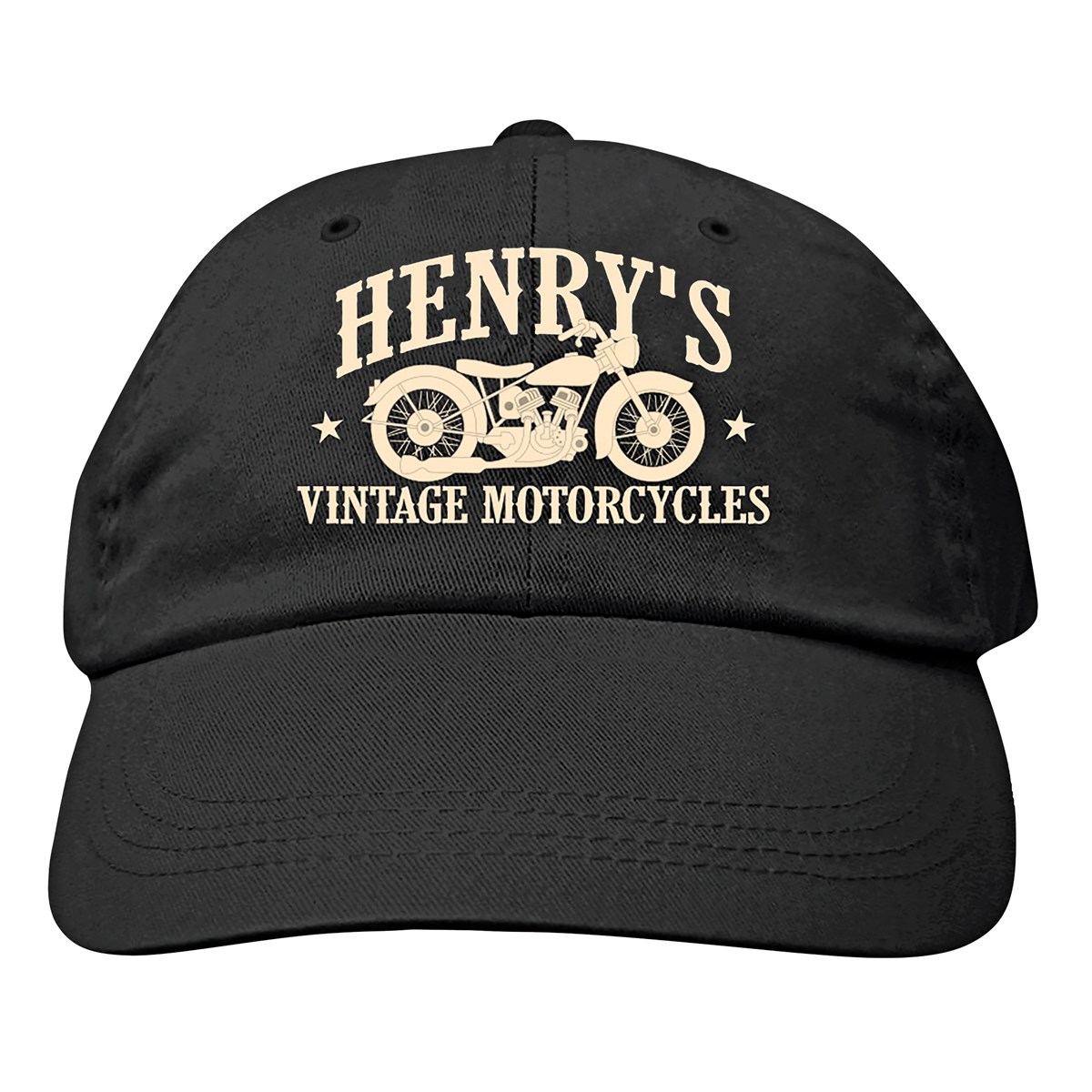 Personalized Custom Name Vintage Motorcycles Baseball Cap | Collections ...