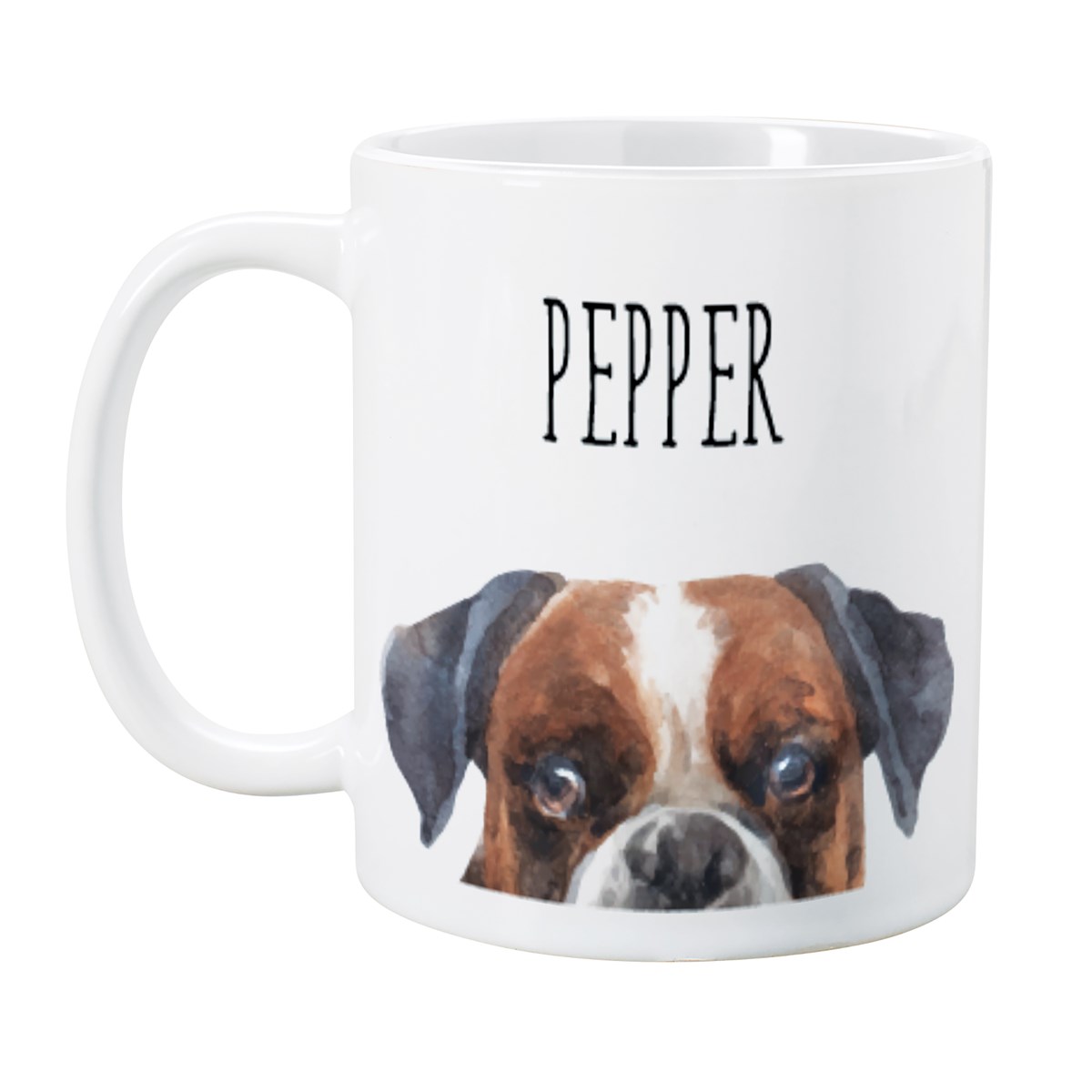 Personalized Boxer Ceramic 11 oz. Mug | Collections Etc.